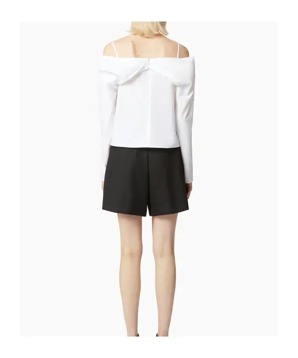 Nina Ricci Off-the-shoulder Blouse With Bow Detail
