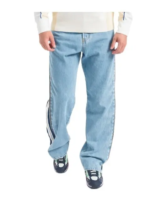 DIESEL® Relaxed Straight-leg Jeans With Side Zipper Detail