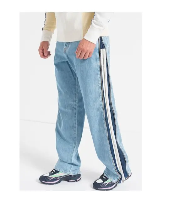 DIESEL® Relaxed Straight-leg Jeans With Side Zipper Detail