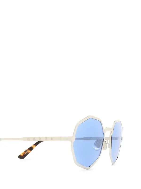 Marni Octagon Frame Sunglasses - Blue