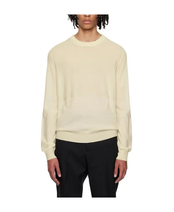 JIL SANDER Crewneck Long-sleeved Jumper - Yellow