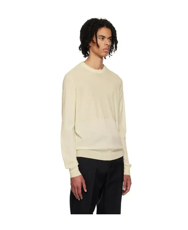 JIL SANDER Crewneck Long-sleeved Jumper - Yellow