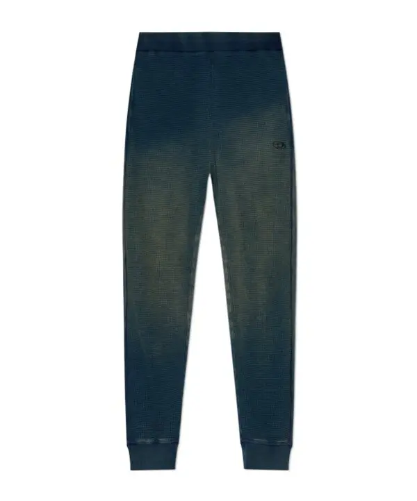 DIESEL® P-wafy Waffle-knit Track Pants - Green