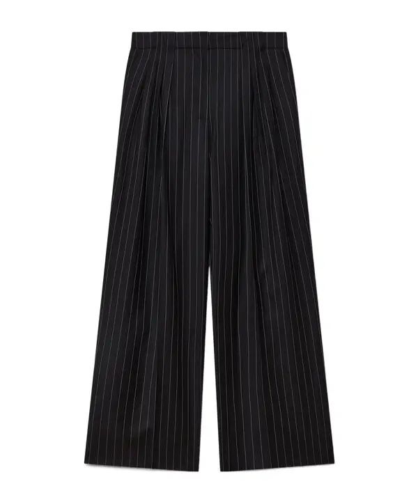 Casablanca Pinstripe Wide-leg Trousers