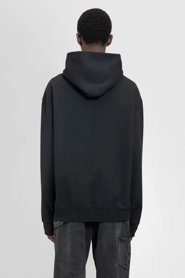 MAISON MARGIELA Logo Hooded Sweatshirt - Black
