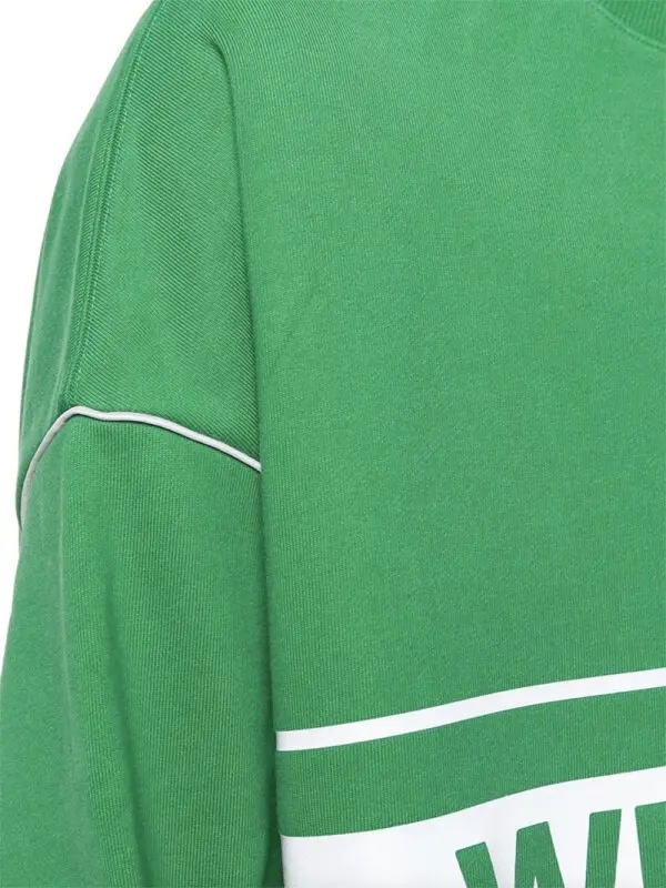 We11Done Printed Logo Crewneck Sweater