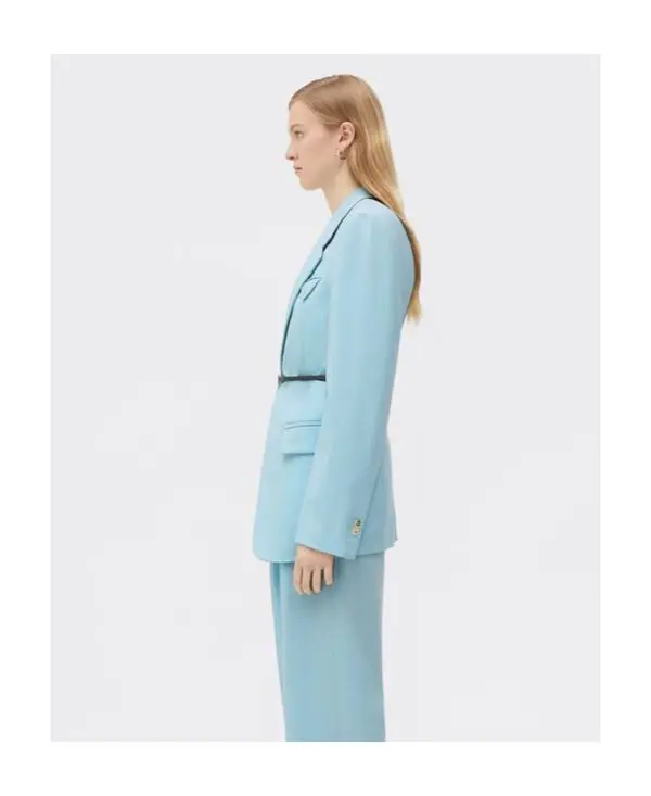 Bottega Veneta Belted Waist Twill Jacket
