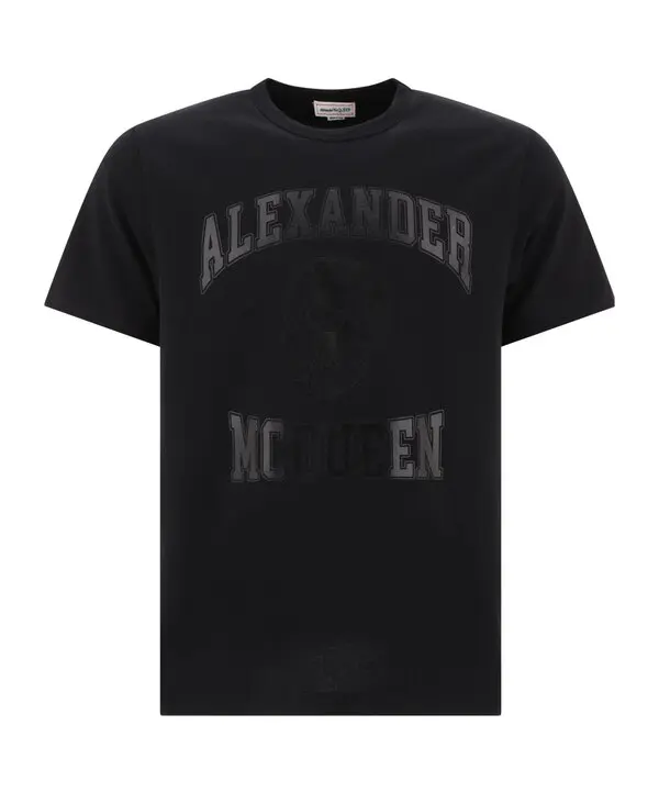 Alexander McQueen Graphic-printed Crewneck T-shirt - Black