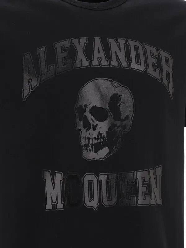 Alexander McQueen Graphic-printed Crewneck T-shirt - Black