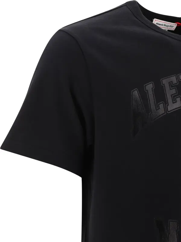 Alexander McQueen Graphic-printed Crewneck T-shirt - Black