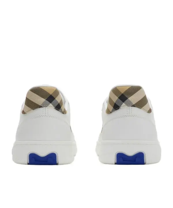 Burberry Lace-up Sneakers With Equestrian Knight Design