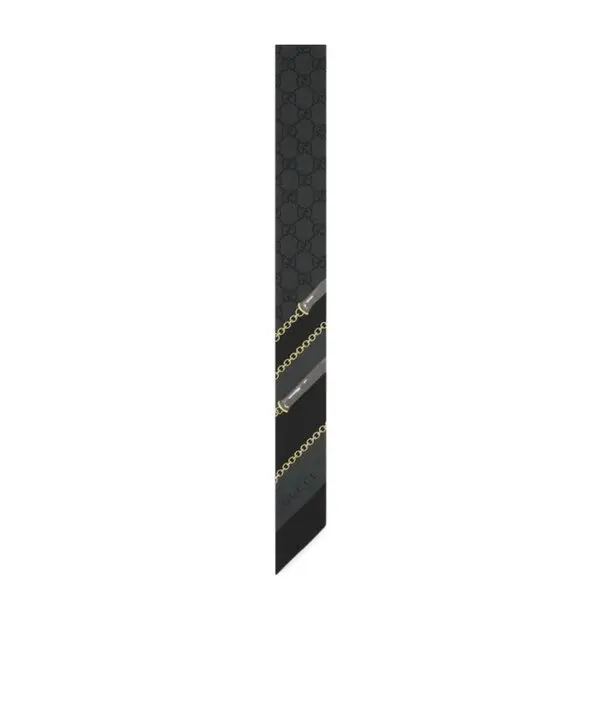 Gucci Printed Silk Ribbon