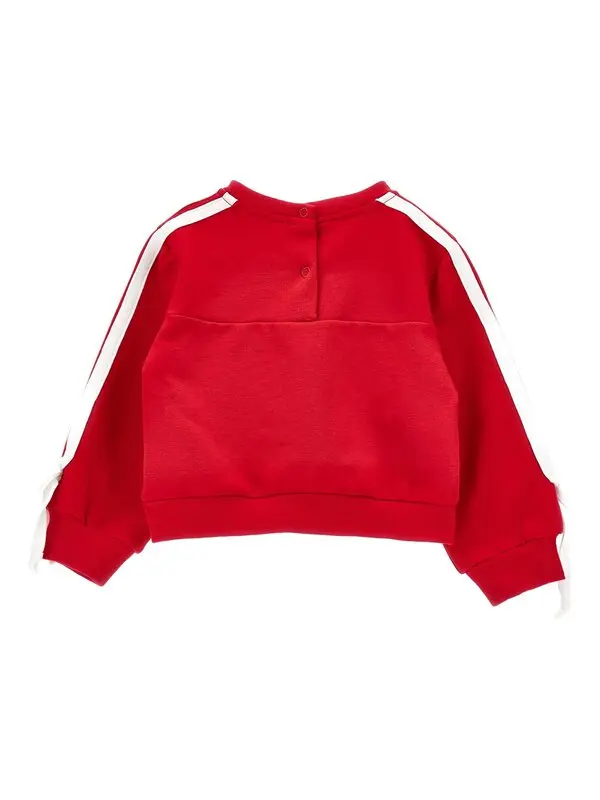 Monnalisa Jersey Sweatshirt With Minnie Mouse Graphic - Ruby Red