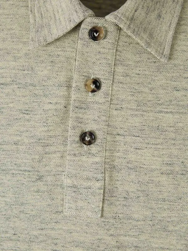 Bottega Veneta Textured Knit Polo Shirt