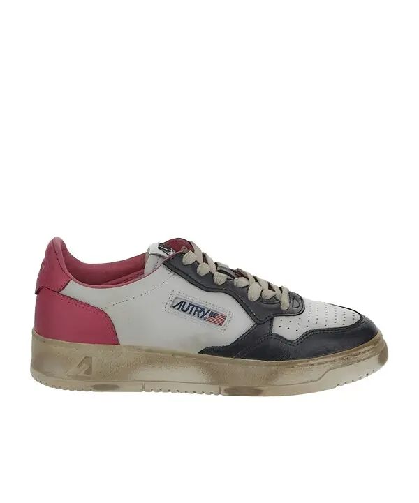 AUTRY Medalist Super Vintage Low-top Sneakers - Gray