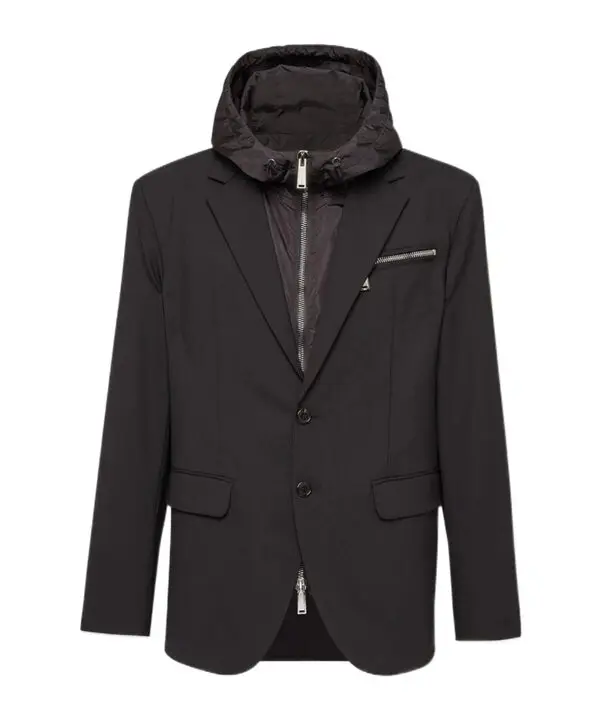 Dsquared2 Double Layered Hooded Jacket