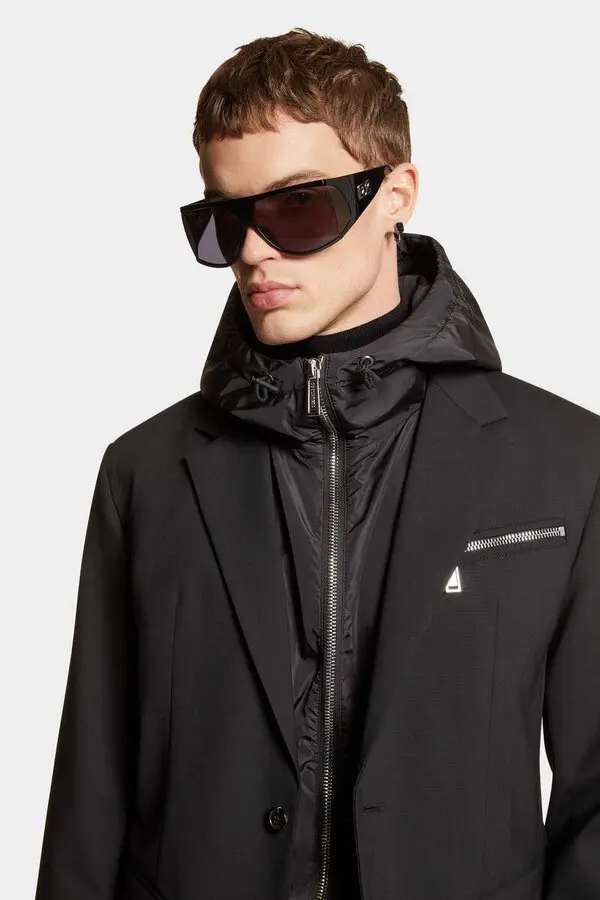 Dsquared2 Double Layered Hooded Jacket