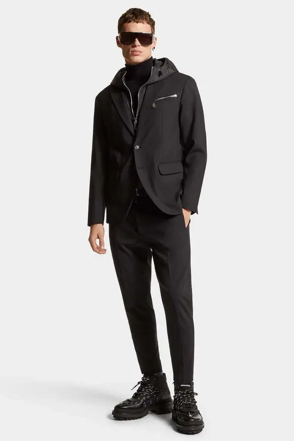 Dsquared2 Double Layered Hooded Jacket