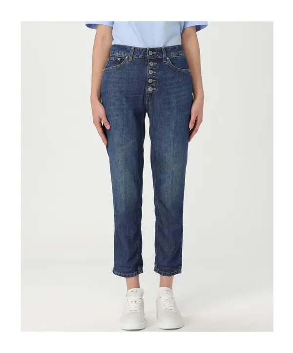 DONDUP Five-pocket Jeans With Button Closure - Blu