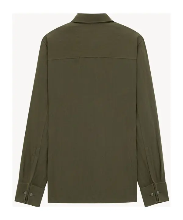 Saint Laurent Cassandre Button-up Shirt - Brown