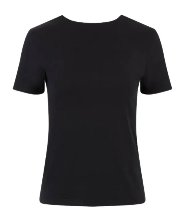 Nina Ricci Slim Fit Draped Back T-shirt - Black