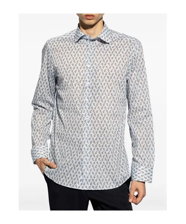 Etro Graphic Printed Long-sleeved Shirt