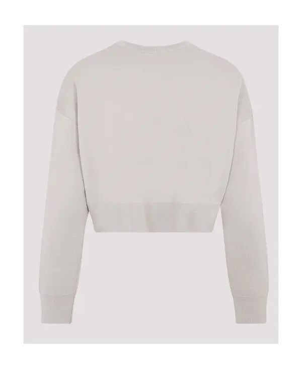 Max Mara Logo Intarsia Crewneck Jumper - Nude