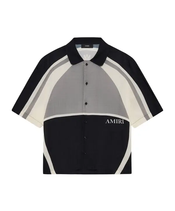 Amiri Panel Buttoned Shirt - Black