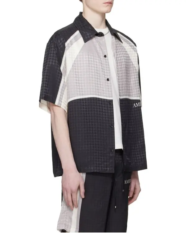 Amiri Panel Buttoned Shirt - Black
