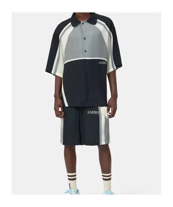 Amiri Panel Buttoned Shirt - Black