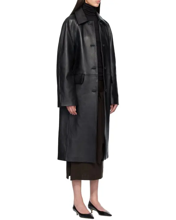 TOTEME Long-sleeved Leather Coat