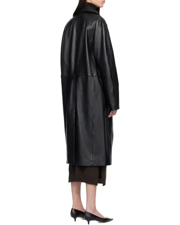 TOTEME Long-sleeved Leather Coat