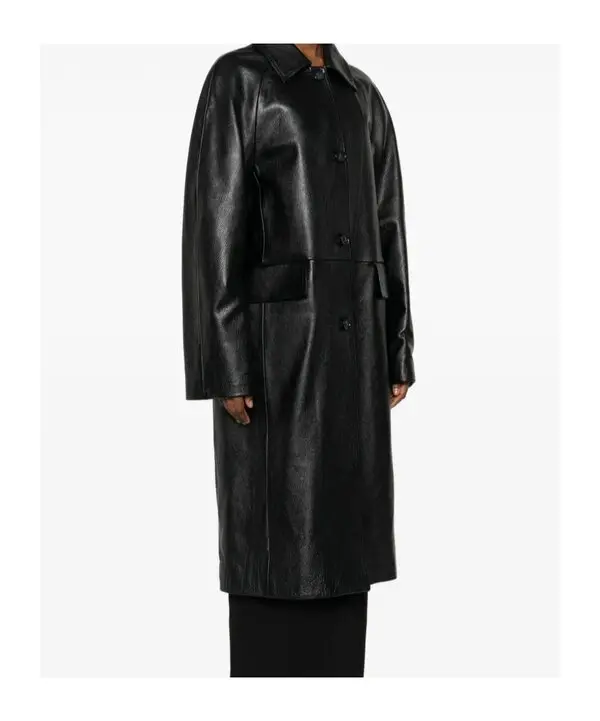 TOTEME Long-sleeved Leather Coat