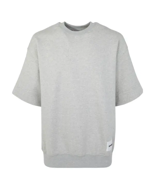 JIL SANDER Logo Patch Short-sleeved T-shirt - Gray