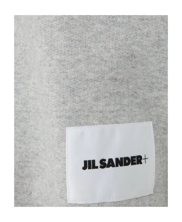 JIL SANDER Logo Patch Short-sleeved T-shirt - Gray