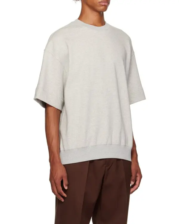 JIL SANDER Logo Patch Short-sleeved T-shirt - Gray