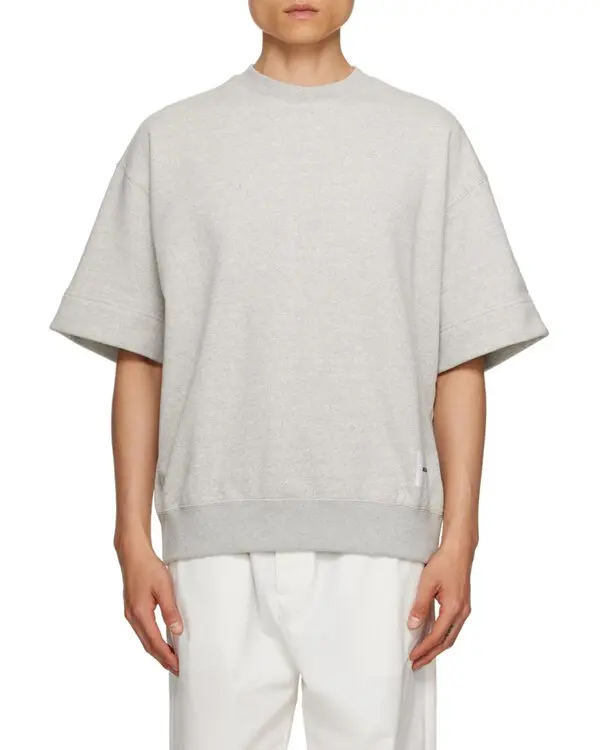 JIL SANDER Logo Patch Short-sleeved T-shirt - Gray