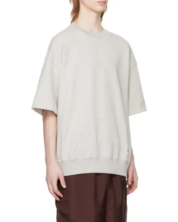 JIL SANDER Logo Patch Short-sleeved T-shirt - Gray