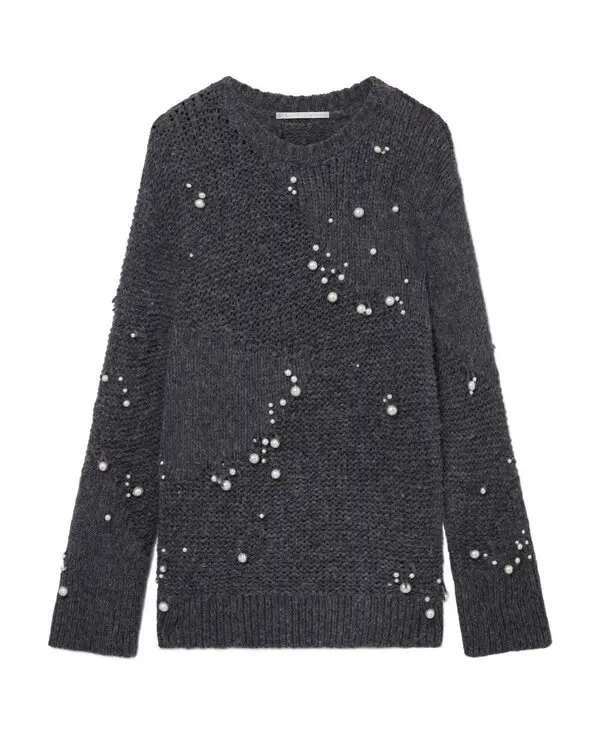 Stella McCartney Embellished Crewneck Long-sleeved Jumper