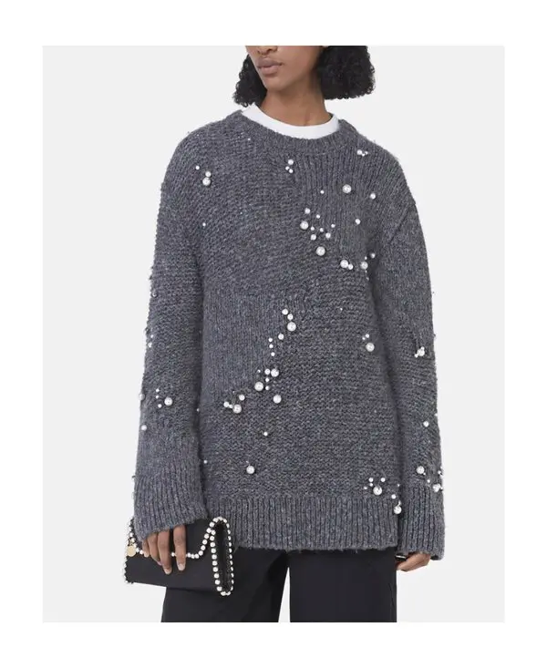 Stella McCartney Embellished Crewneck Long-sleeved Jumper
