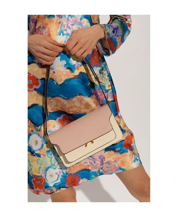 Marni Trunk Foldover Shoulder Bag