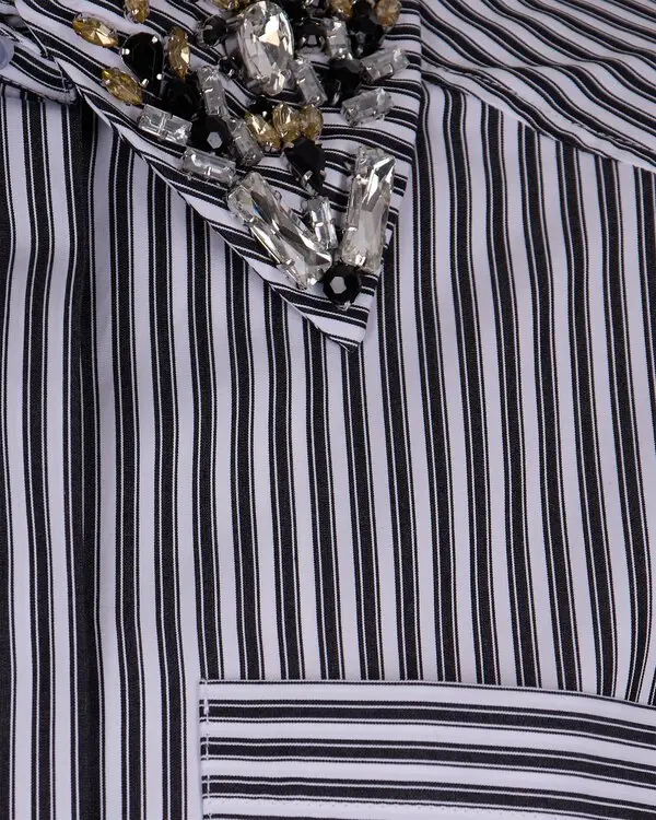 Sportmax Striped Embellished Shirt