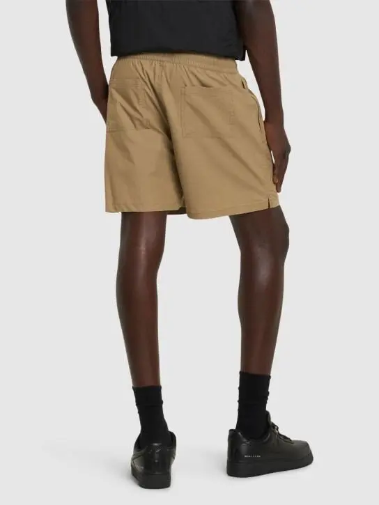 REPRESENT Logo Embroidered Elastic Waist Shorts - Green