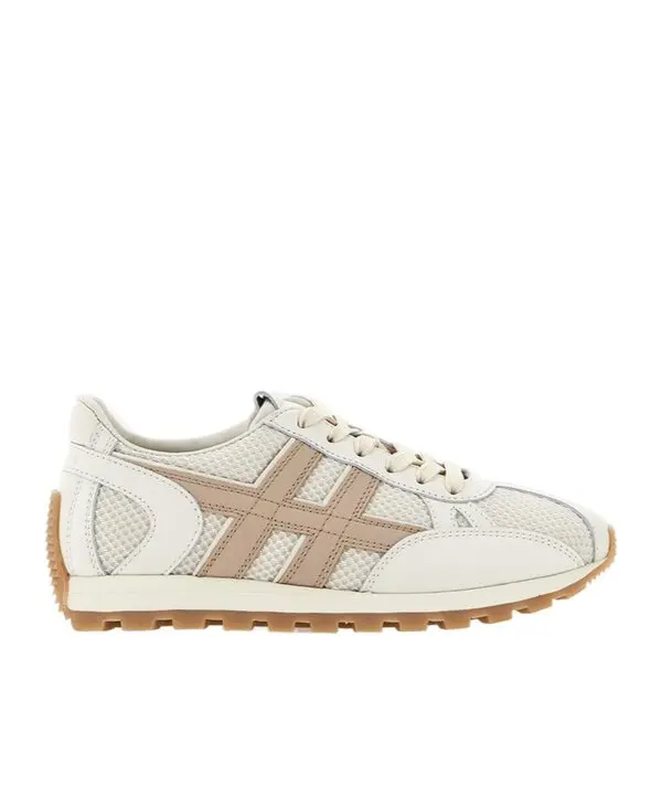 Hogan Logo-embossed Low Top Sneakers - White