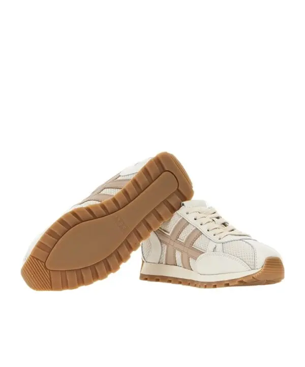 Hogan Logo-embossed Low Top Sneakers - White