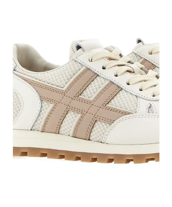 Hogan Logo-embossed Low Top Sneakers - White