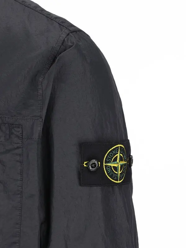 Stone Island Zip-pocket Overshirt Jacket - Blue