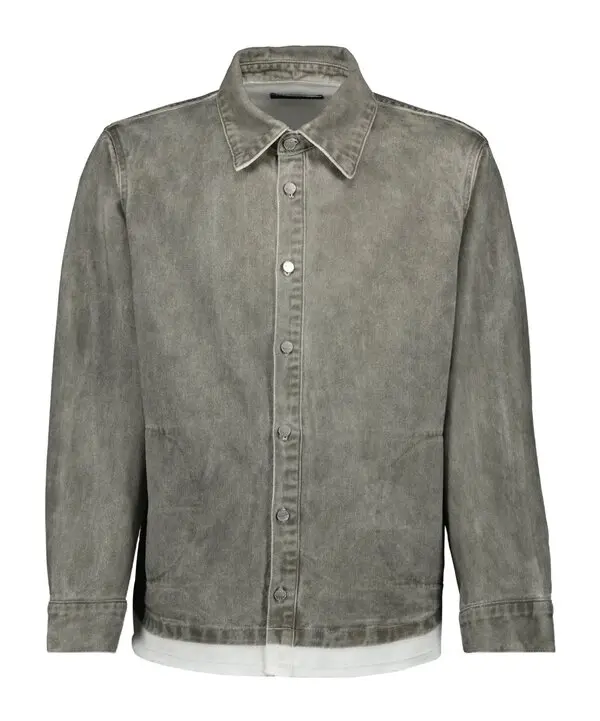 IRO PARIS Celino Washed Button-up Denim Shirt