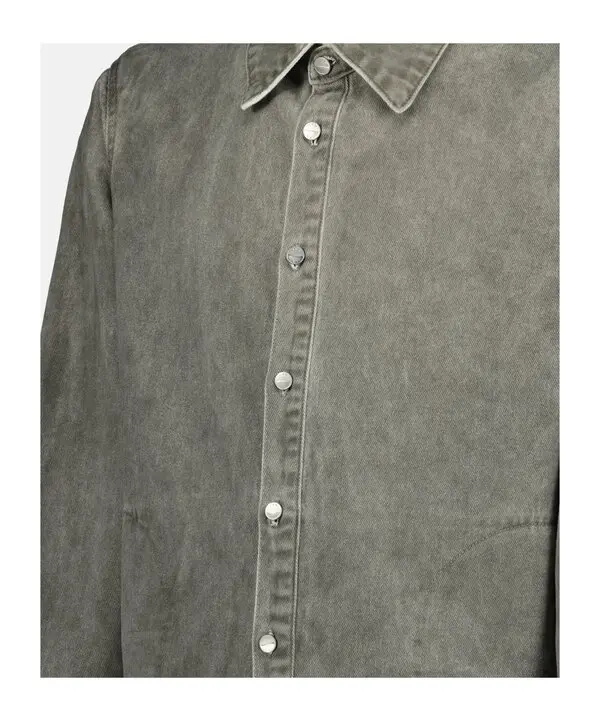 IRO PARIS Celino Washed Button-up Denim Shirt