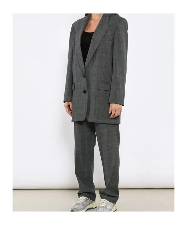 Isabel Marant Étoile Priska High-waist Plaid Trousers